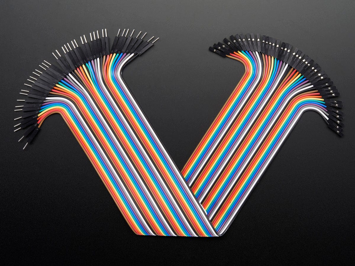 Premium Female/Male 'Extension' Jumper Wires - 40 x 12" (300mm) - The ...