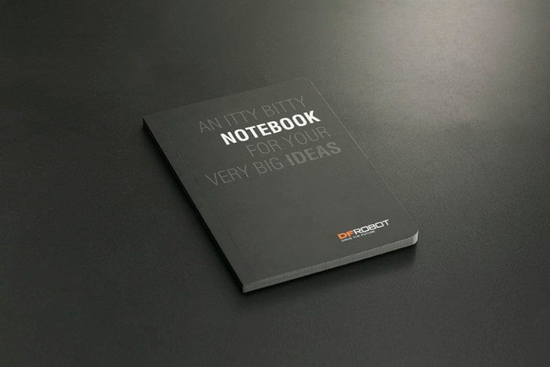 Project Notebook (Black) [Discontinued] - The Pi Hut