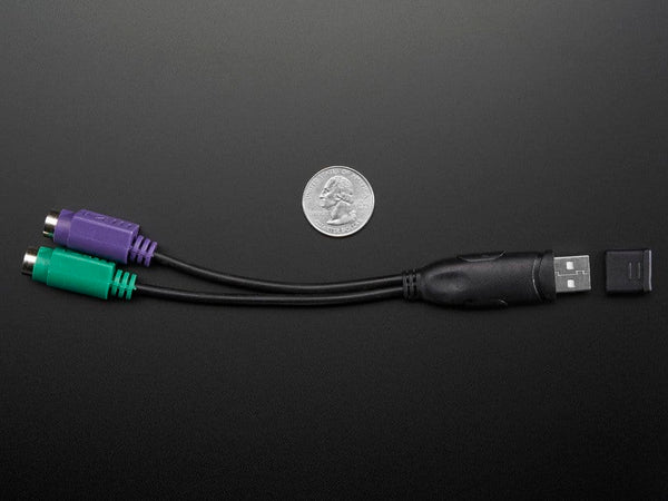 PS/2 Keyboard+Mouse to USB adapter - The Pi Hut