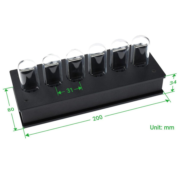 Pseudo Nixie Tube Clock for Raspberry Pi Zero [Discontinued] - The Pi Hut