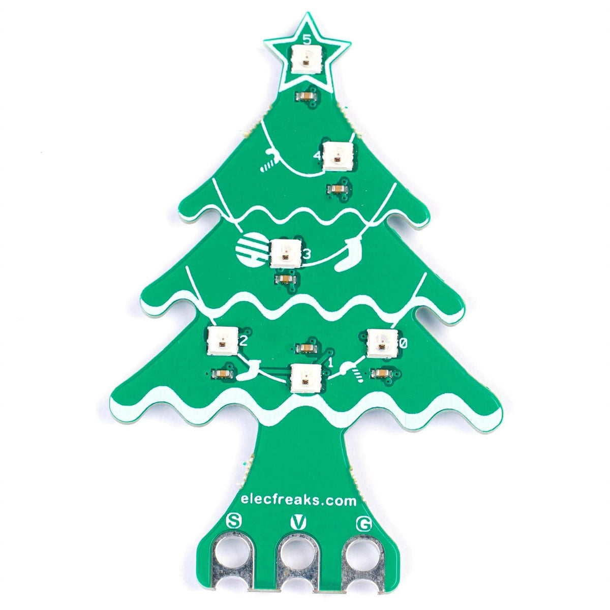 Rainbow LED Christmas Tree for micro:bit | The Pi Hut