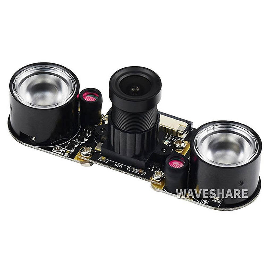 Night Vision Camera for Raspberry Pi - IR-CUT 5MP (Version F) - The Pi Hut