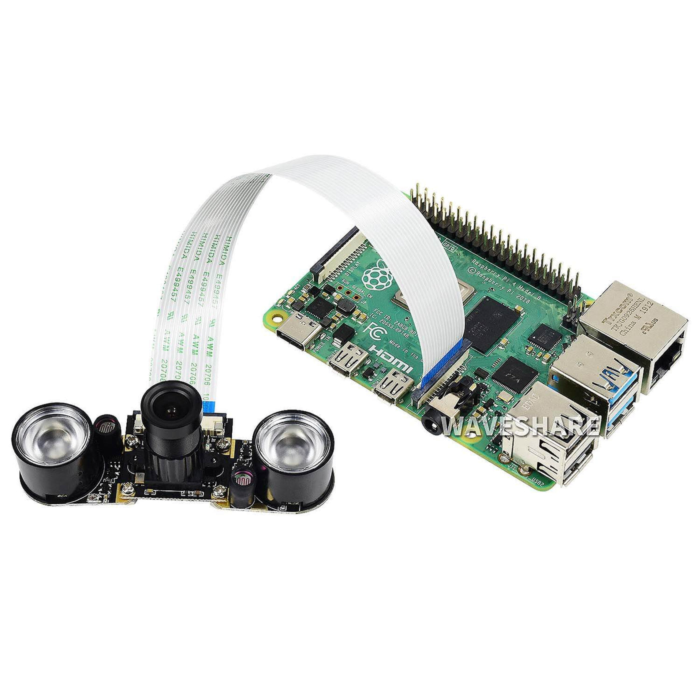 Raspberry Pi Camera Board - Night Vision & Adjustable-Focus Lens (5MP ...