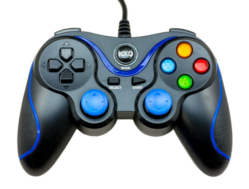 Raspberry Pi Compatible USB Gamepad (Blue) [Discontinued] - The Pi Hut