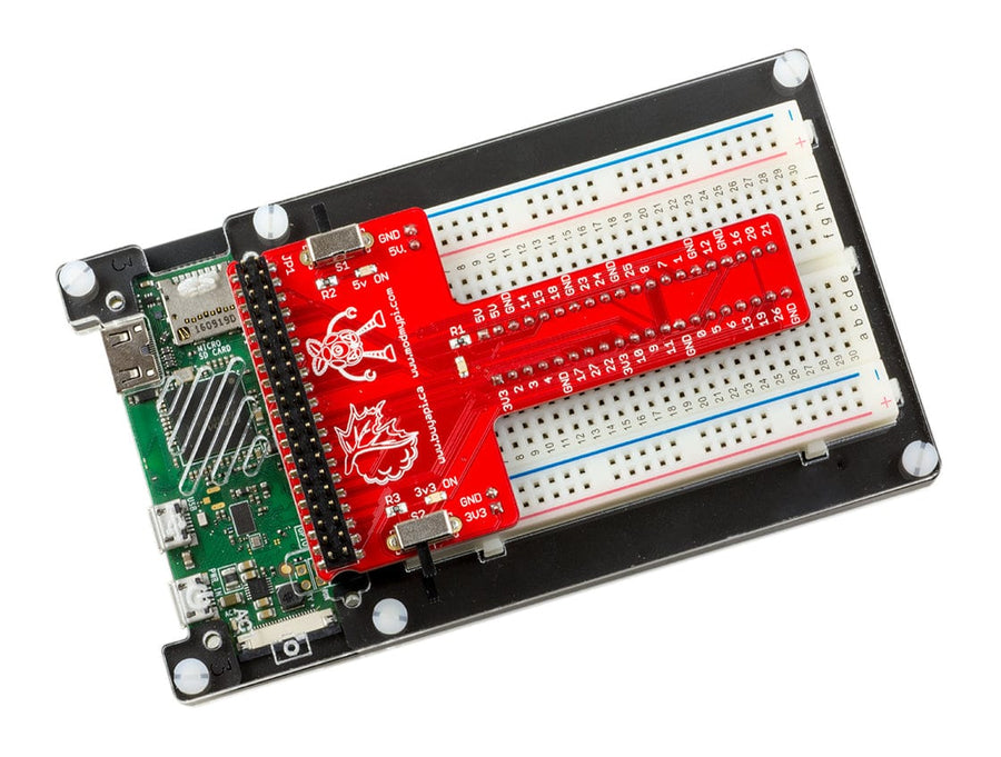 Raspberry Pi GPIO Breadboard Breakout PRO [Discontinued] - The Pi Hut