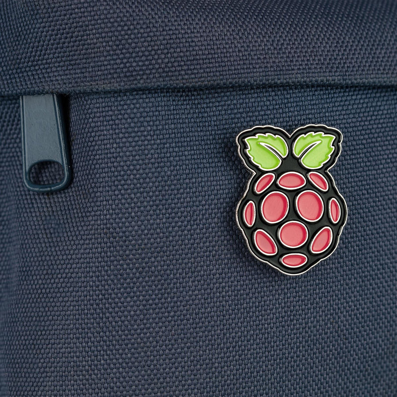 Raspberry Pi Stamped Iron Pin Badge The Pi Hut 