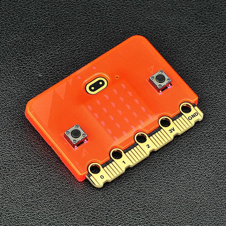 Red Frosted Case for micro:bit V2 [Discontinued] - The Pi Hut