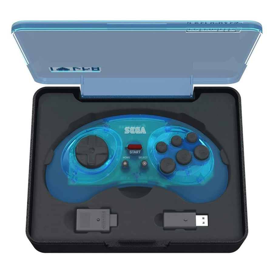 Retro-Bit Official SEGA Mega Drive 8-Button 2.4Ghz Wireless Arcade Pad ...
