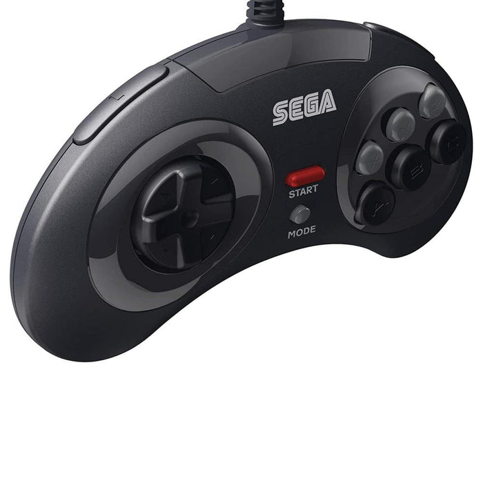 Retro-Bit Official SEGA Mega Drive 8-Button USB Arcade Pad - Black ...