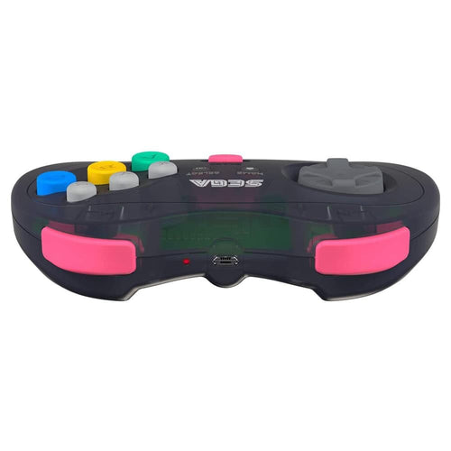Retro-Bit Official SEGA Saturn 8-Button 2.4Ghz Wireless Arcade Pad ...