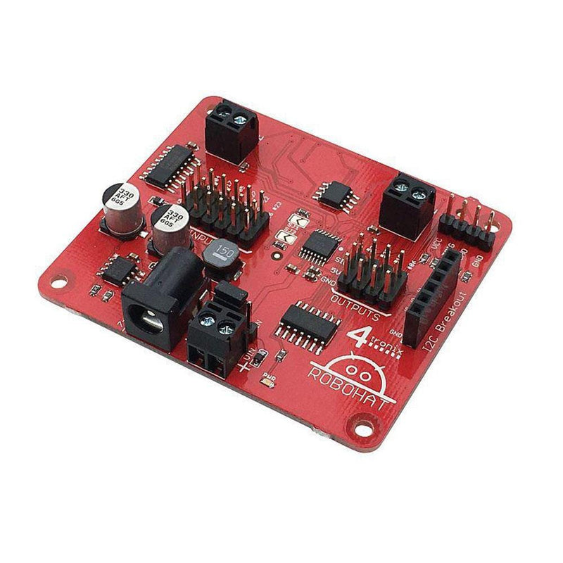 RoboHAT Robot Controller for Raspberry Pi [Discontinued] - The Pi Hut