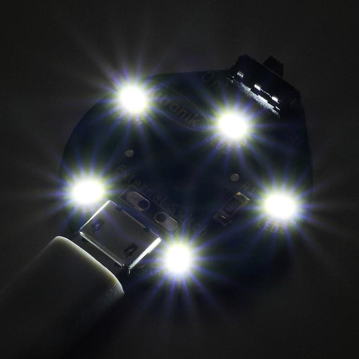 Round USB White LED Lamp - The Pi Hut