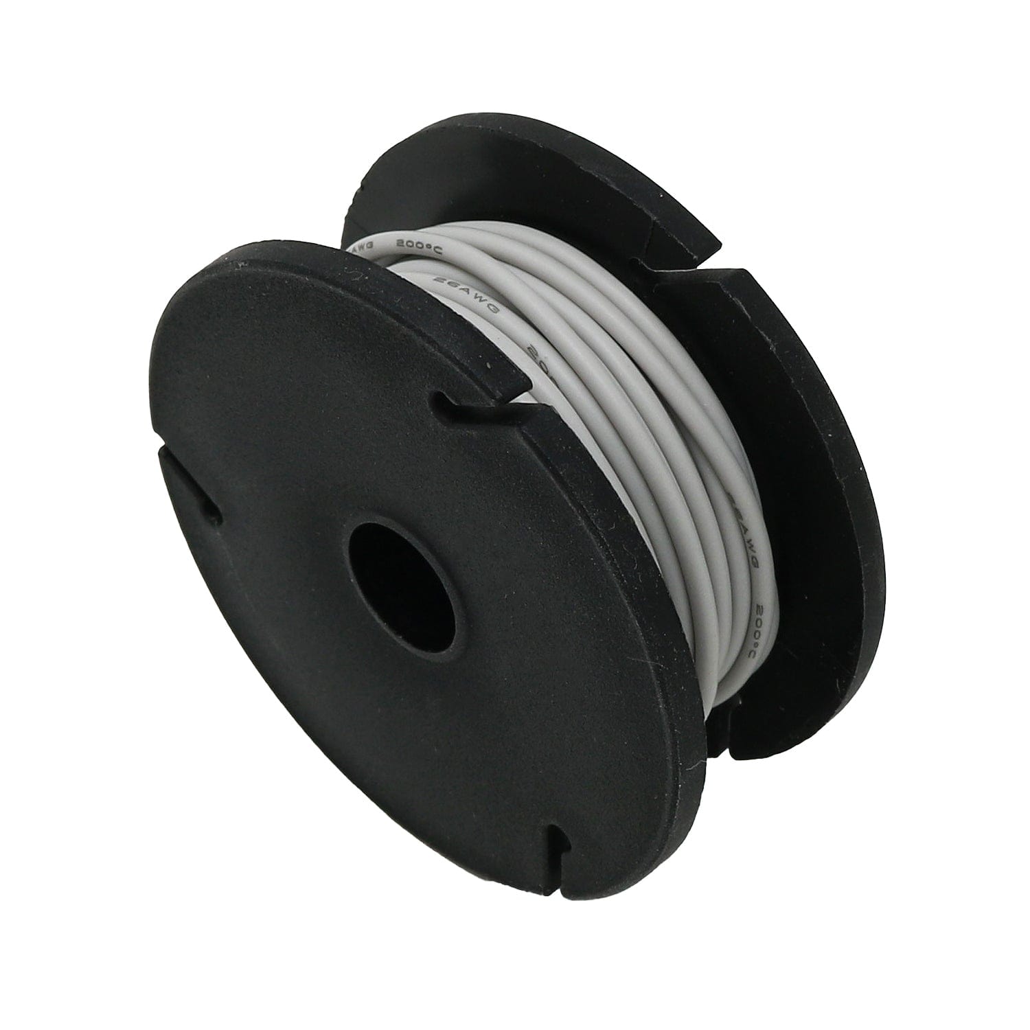 Silicone Cover Stranded-Core Wire - 25ft 26AWG - Gray | The Pi Hut