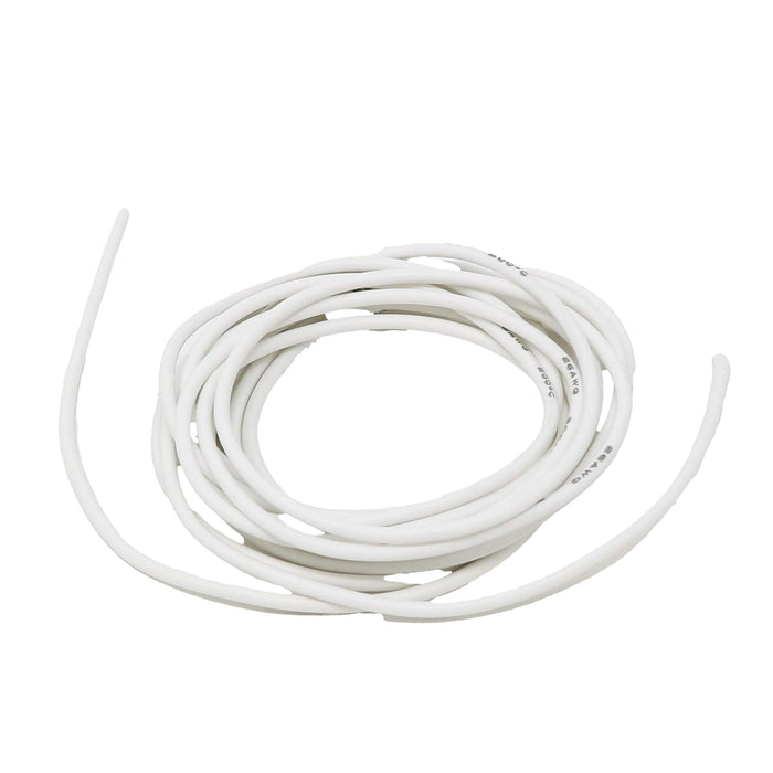 Silicone Cover Stranded-Core Wire - 2m 26AWG White - The Pi Hut