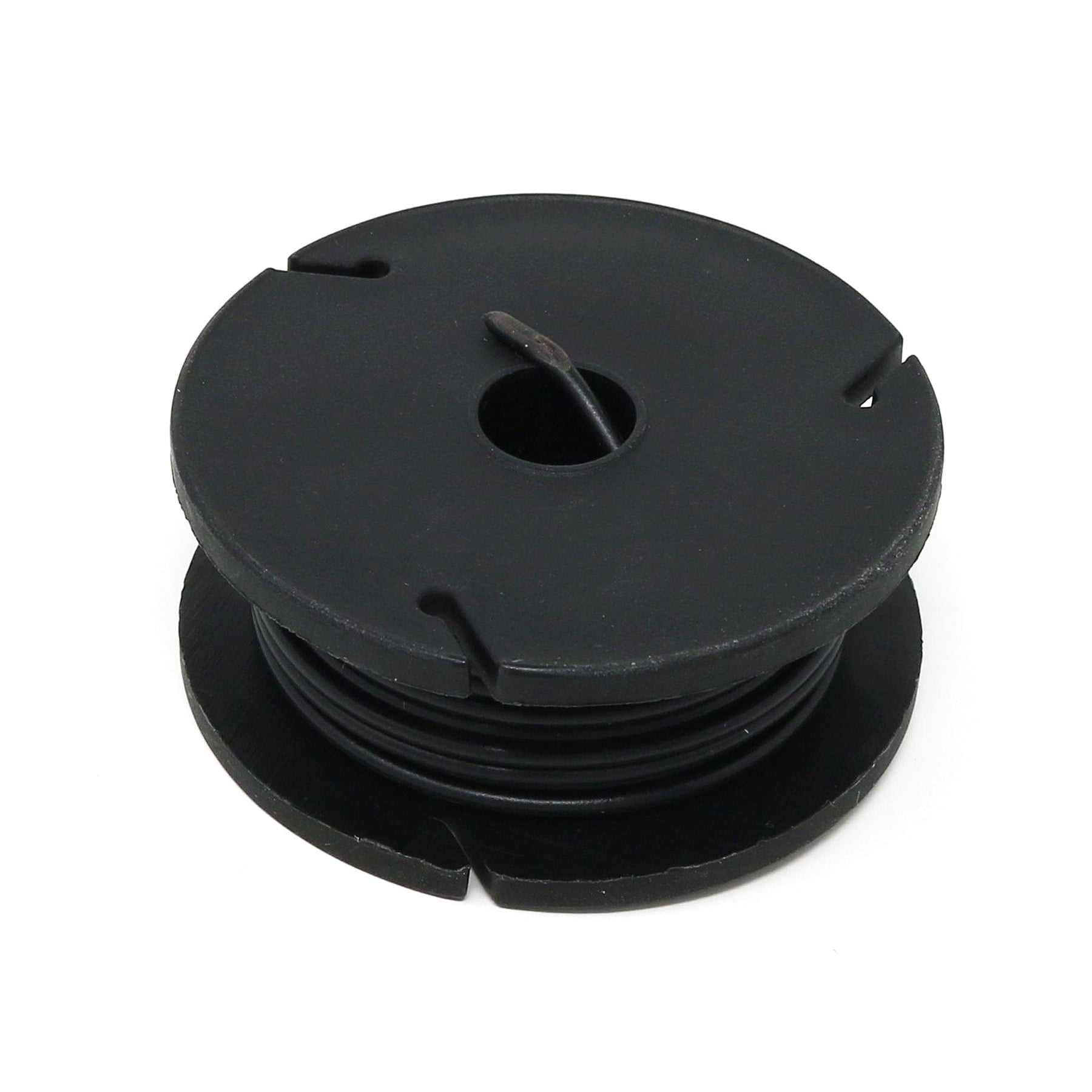 Solid-Core Wire Spool - 7.5m 22AWG - Black | The Pi Hut