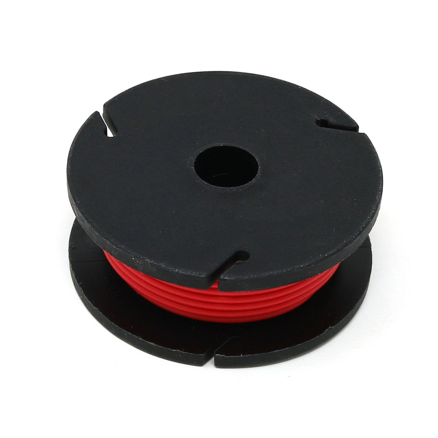Solid-Core Wire Spool - 7.5m 22AWG - Red - The Pi Hut