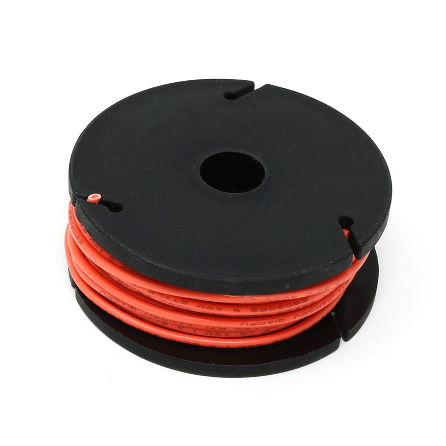 Solid-Core Wire Spool - 7.5m 22AWG - Orange - The Pi Hut