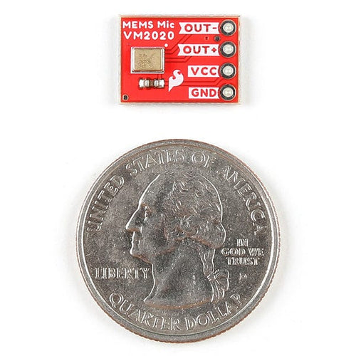 Sparkfun Analog Mems Microphone Breakout Vm2020 Discontinued The Pi Hut