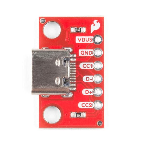 Sparkfun Usb C Breakout Horizontal The Pi Hut
