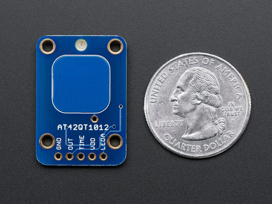 Standalone Toggle Capacitive Touch Sensor Breakout (AT42QT1012) | The ...