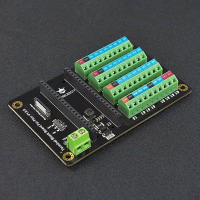 Terminal Block Board for Raspberry Pi Pico - The Pi Hut