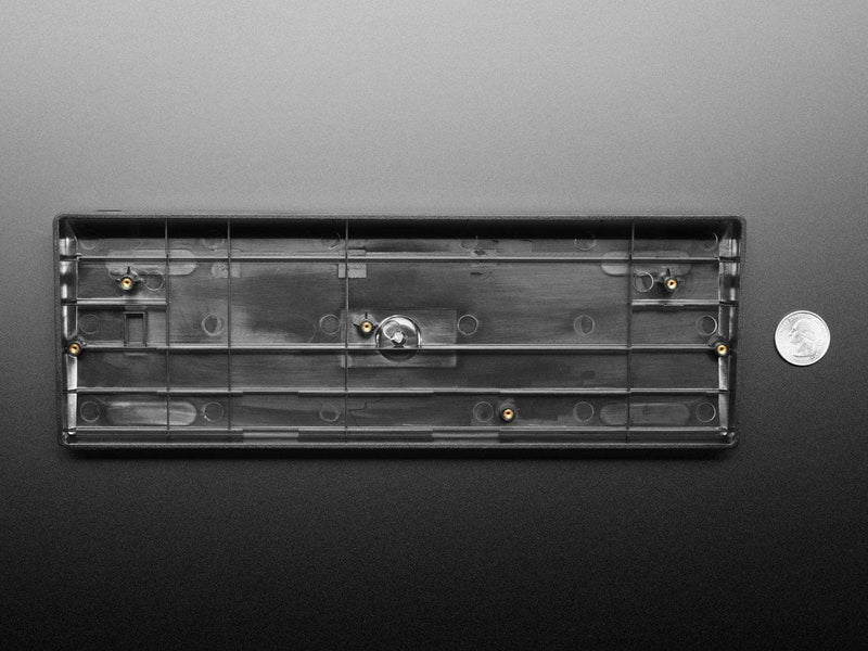 Translucent Smoke Plastic 60% / GH60 Keyboard Shell | The Pi Hut