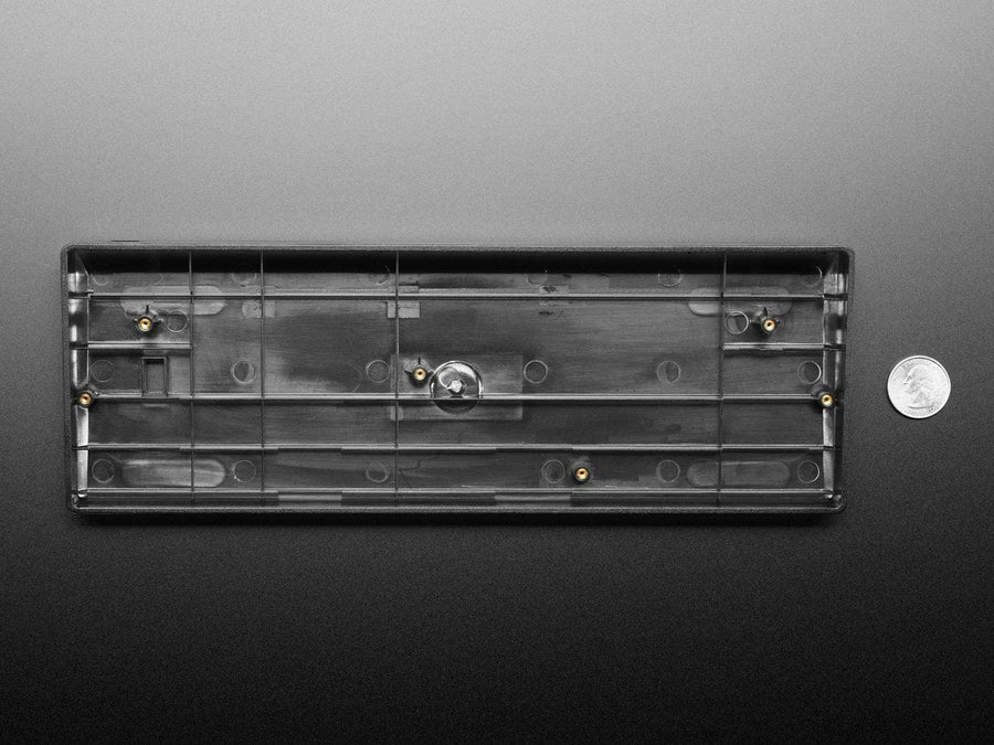 Translucent Smoke Plastic 60% / GH60 Keyboard Shell | The Pi Hut