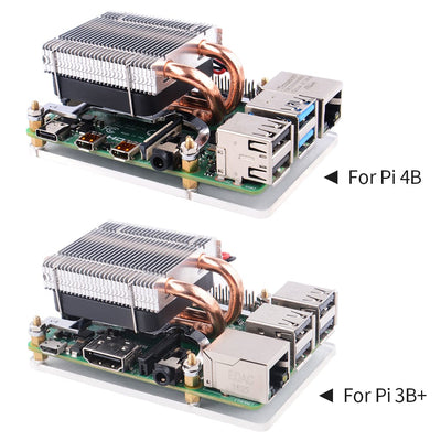 Type B Low-Profile ICE Tower Raspberry Pi 4 Cooler [Discontinued] - The ...