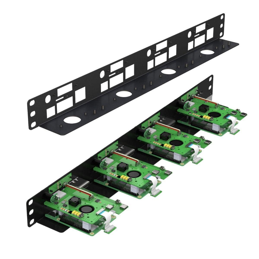 Uctronics Pi Rack - 1U PoE Rackmount for Raspberry 4 [discontinued ...