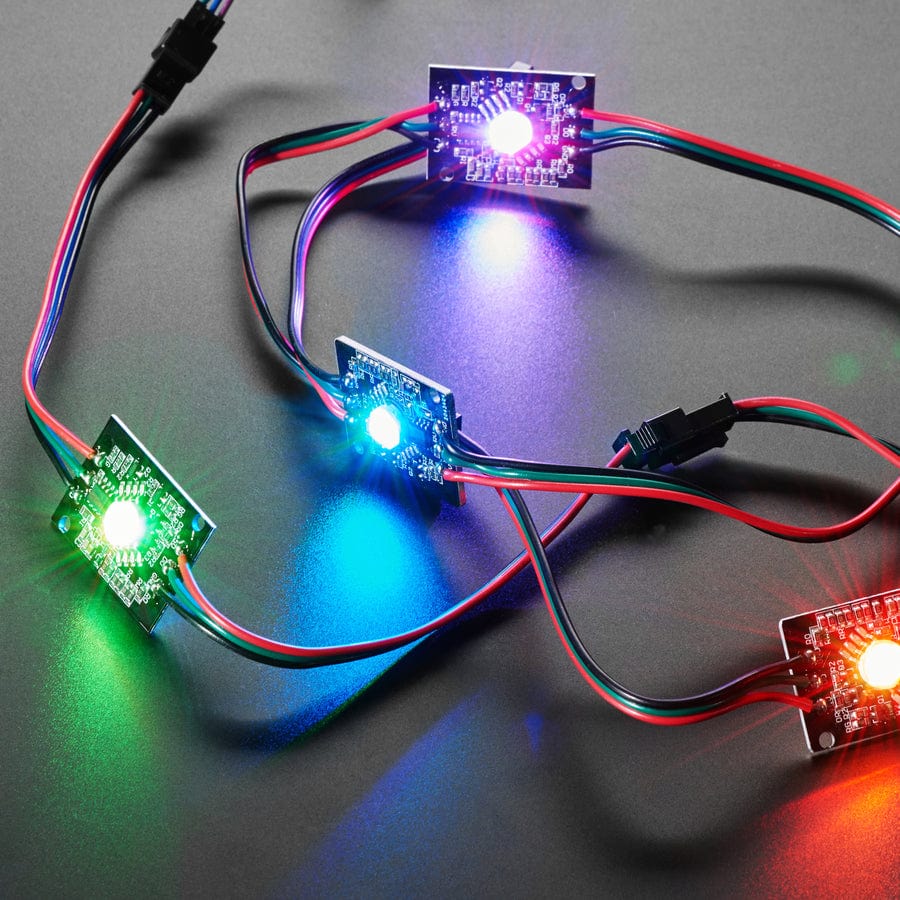 Ultra Bright 4 Watt Chainable RGBW NeoPixel LED - Cool White - ~6000K ...