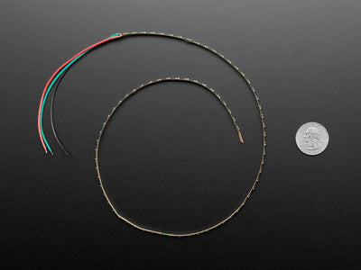 Ultra Skinny NeoPixel 1515 LED Strip 4mm wide (0.5 meter long - 75 LEDs ...