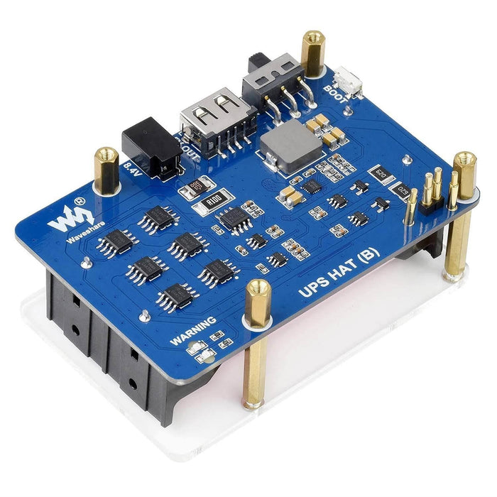 Uninterruptible Power Supply Ups Hat B For Raspberry Pi The Pi Hut