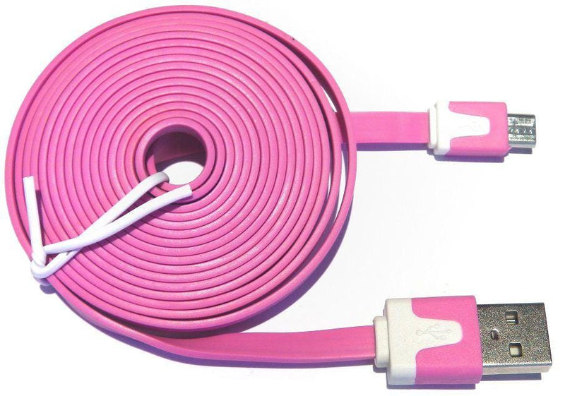 USB to Micro-USB Noodle Cable - 2m - The Pi Hut