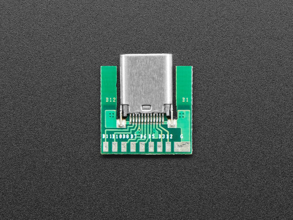 Usb Type C Socket Smt Inline Breakout Board The Pi Hut