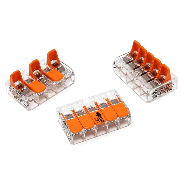Wago 5-Way Block Connector (12-24 AWG) - Pack of 3 | The Pi Hut