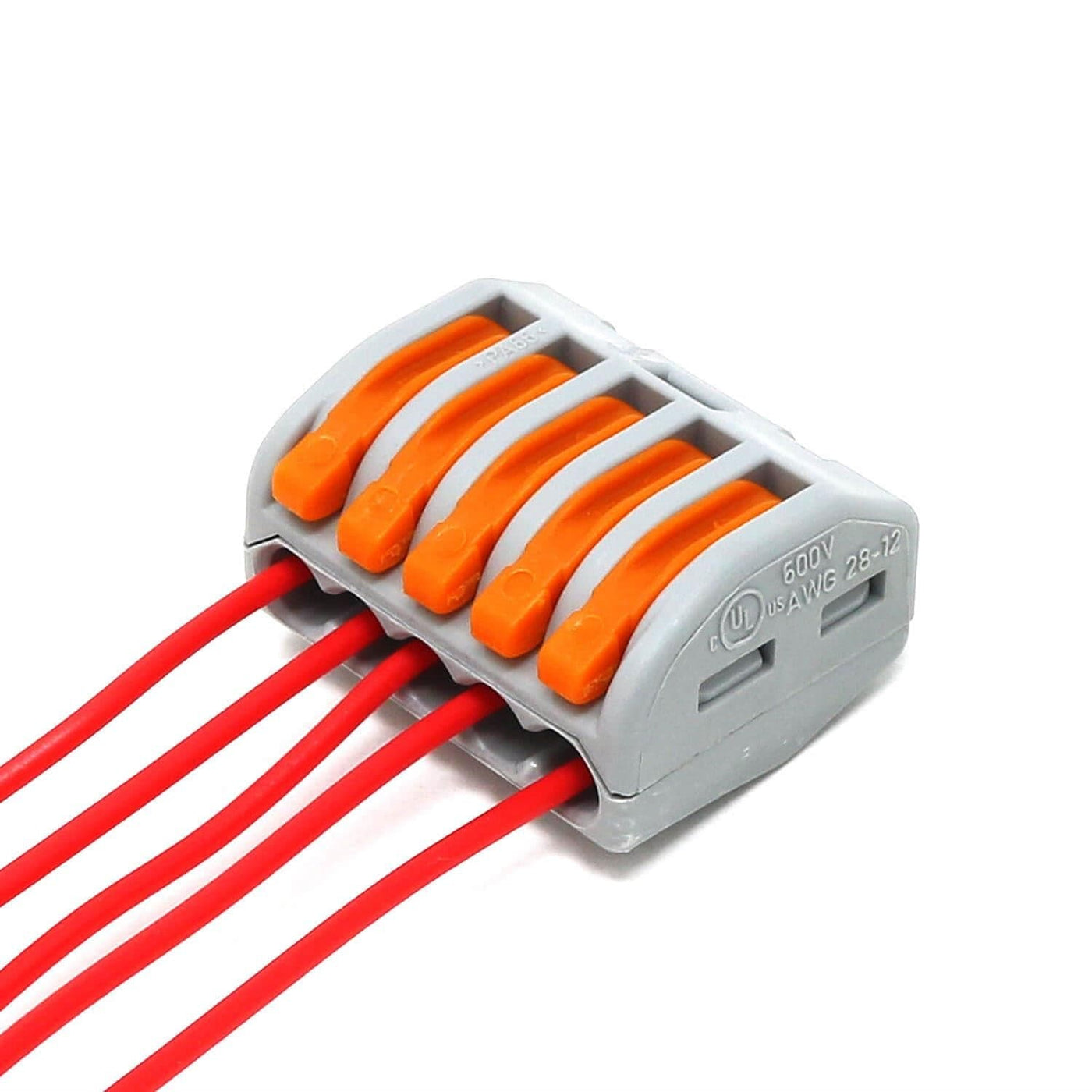 Wago 5-Way Lever Connector (12-28 AWG) - Pack of 3 | The Pi Hut