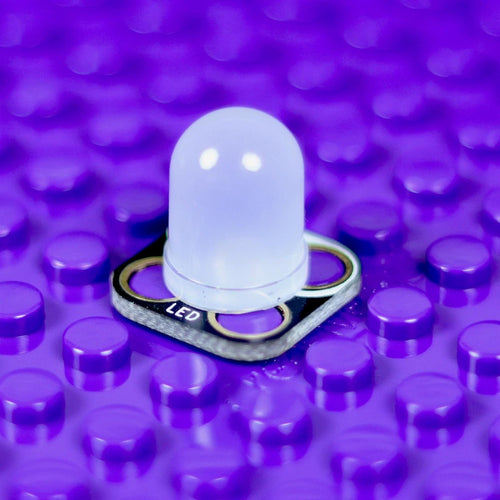 White Jumbo Diffused LED Chip [Discontinued] - The Pi Hut