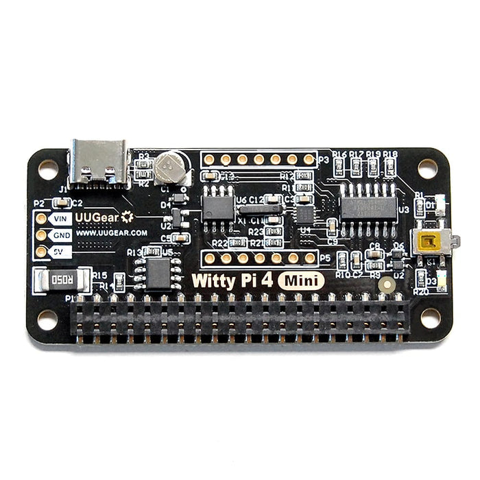 Witty Pi 4 Mini - Realtime Clock and Power Management for Raspberry Pi ...