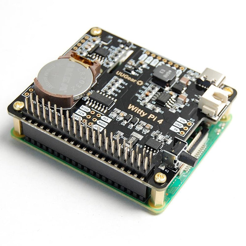 Witty Pi 4 - Real-time Clock and Power Management for Raspberry Pi - The Pi Hut