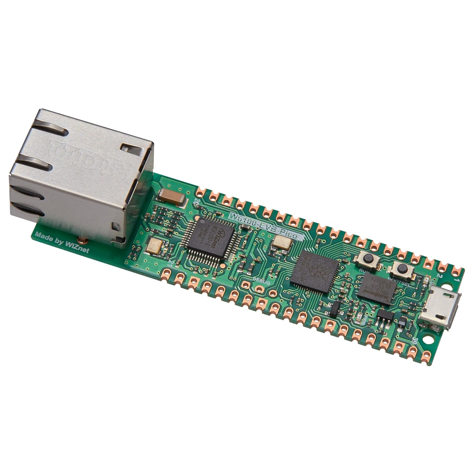 WIZnet W6100-EVB-Pico - RP2040 Board with IPv6 Ethernet | The Pi Hut