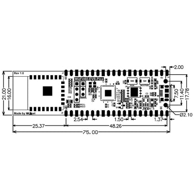 WIZnet WizFi360-EVB-Pico - RP2040 Board with WiFi | The Pi Hut