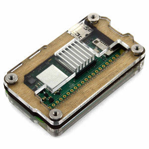 Zebra Zero Plus Raspberry Pi Zero Case - Wood | The Pi Hut