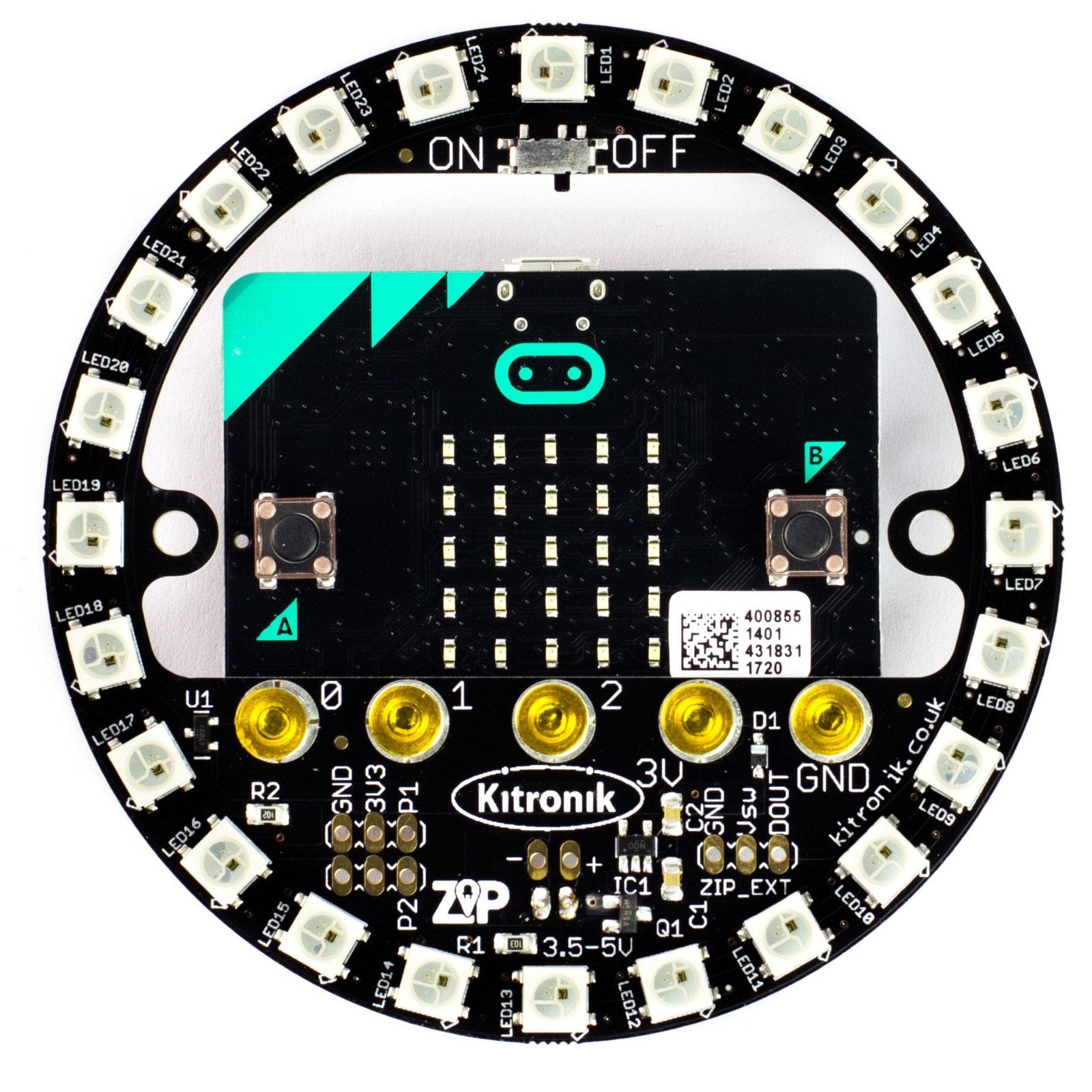 ZIP Halo HD for the BBC micro:bit - The Pi Hut